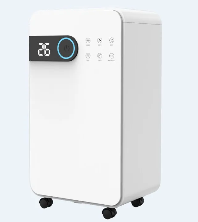 Home Desiccant Wheel Dehumidifier - Automatic Defrost & Clean Air Filter