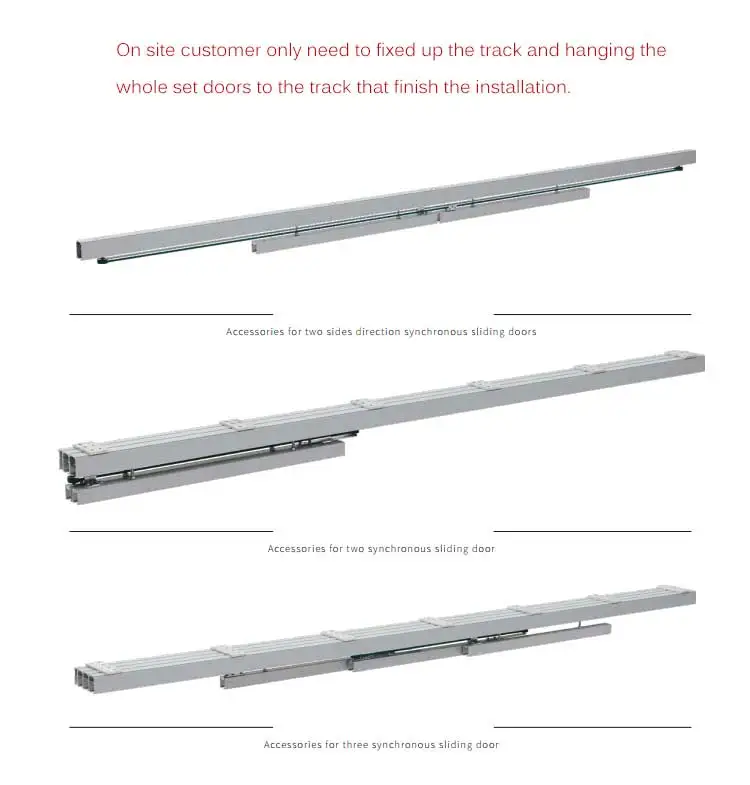 Hdsafe Aluminium Frameless Glass Sliding Door Self Closing Mute Durable