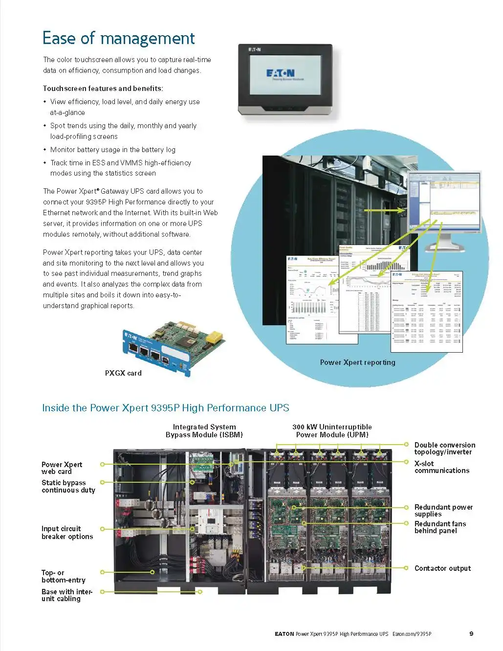 Eaton Power Xpert 9395 - Reliable 3 Phase UPS Solutions