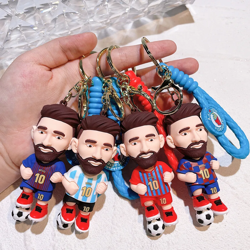 Superstar Messi & Inter Miami Hot Football Keyring Pendant