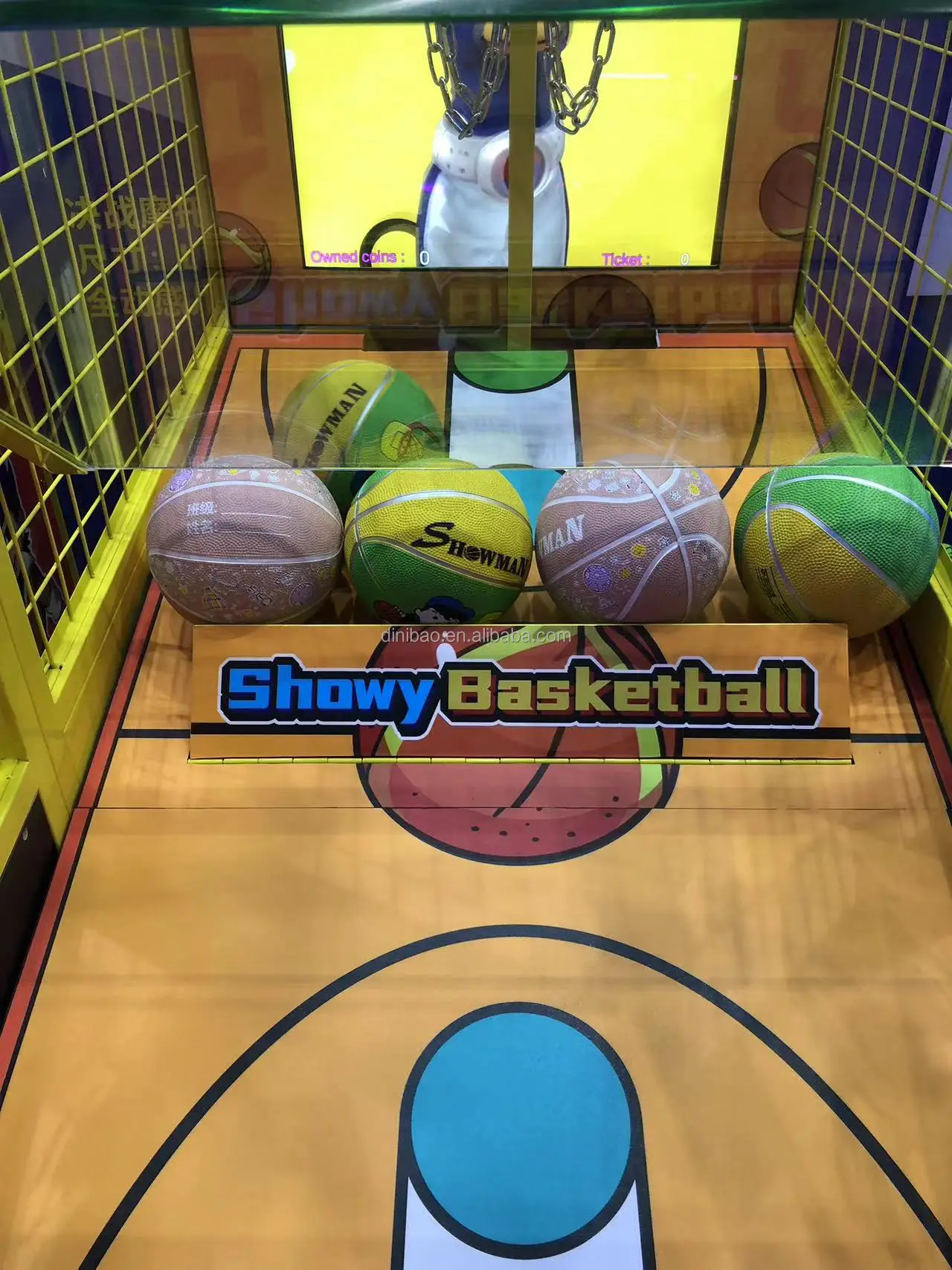 Dinibao New Design Kids Loved Coin Operated Kids Lcd Basketball Game ...