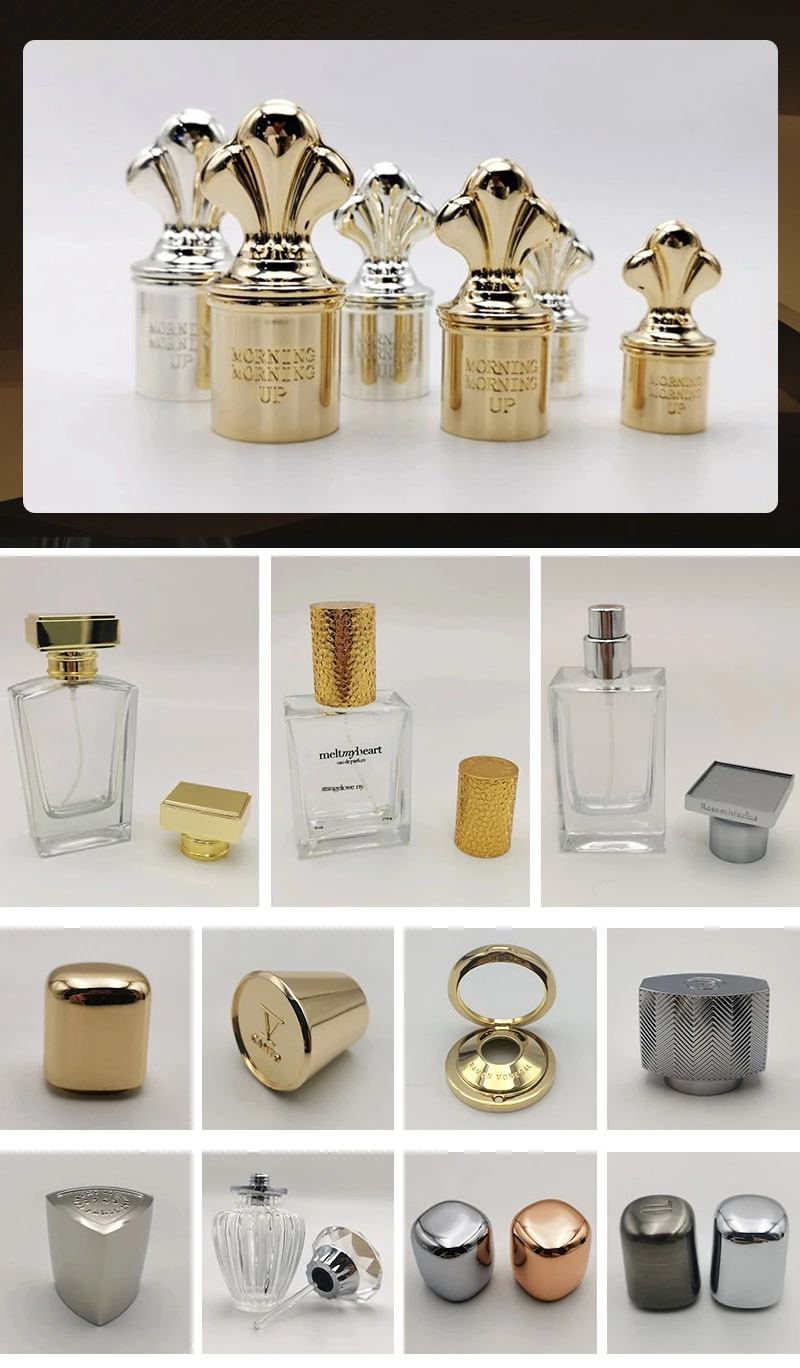 Lattafa Perfumes Aventus Perfume Bottle Cap Vintage Floral Gold Lid ...