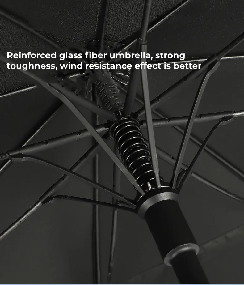 30inch Golf Umbrella Wholesale Custom Logo Large Double Canopy Vented Windproof Umbrella ...