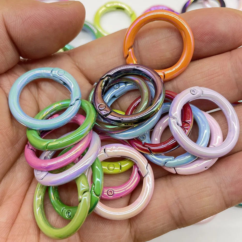 25mm Rainbow Painted Mountaineering Spring Clasp Carabiner