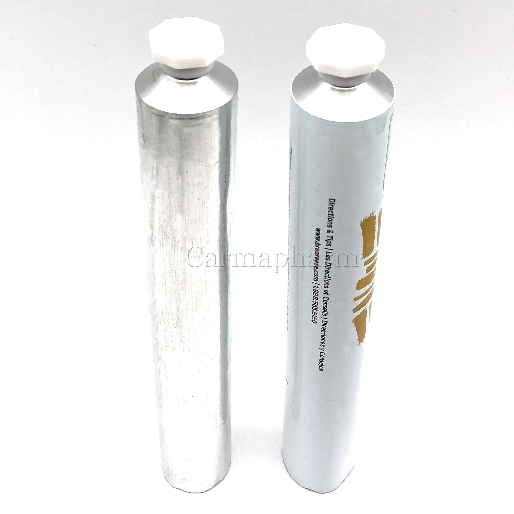 Collapsible Empty Aluminum Watercolor Tubes - Cream Tubes