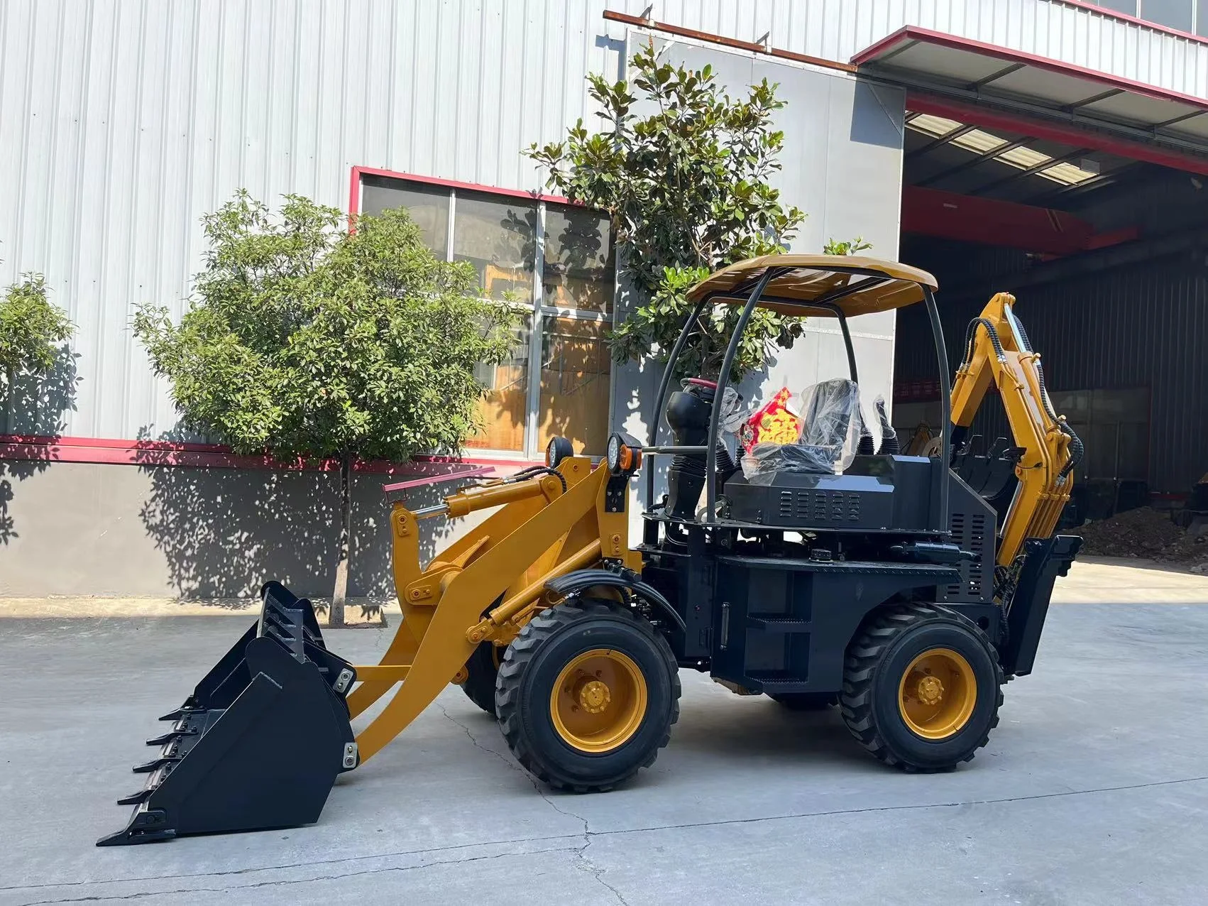 3.5 Tons Front Loader Mini Made In China Small Wheel Loader Price - Buy ...