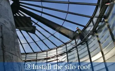 1500 Tons Cement Silo for Fly Ash Storage with Customized Design and ...