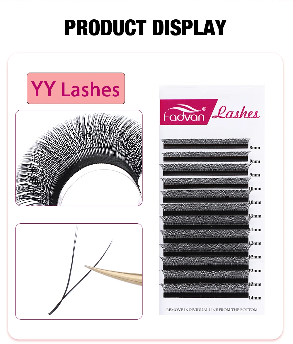 Fadvan 3d 4d 5d 6d W Y Shape Volume Eyelash Extension Individual False ...