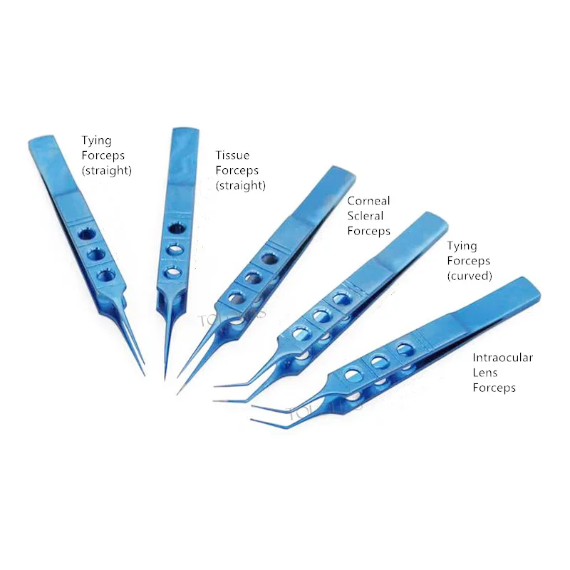 LHVCSS 21 Pieces Titanium Alloy Ophthalmic Surgery Kit