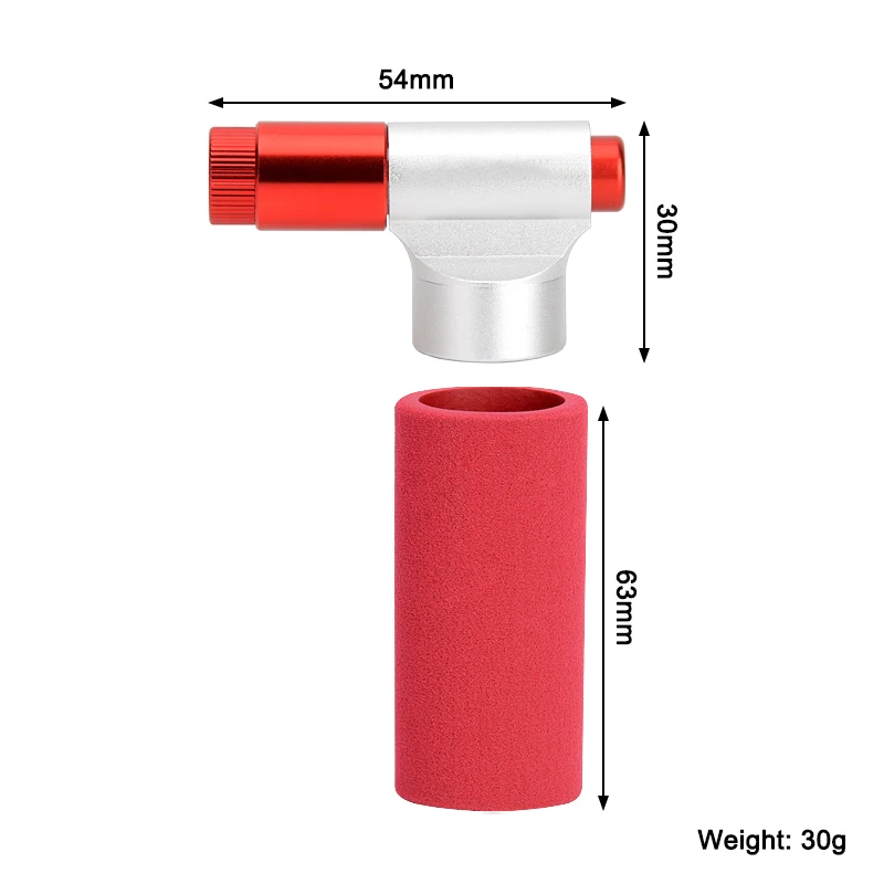 16g Hand Pump Aluminum Co2 Bike Pump Emergency Mini Bicycle Inflator ...