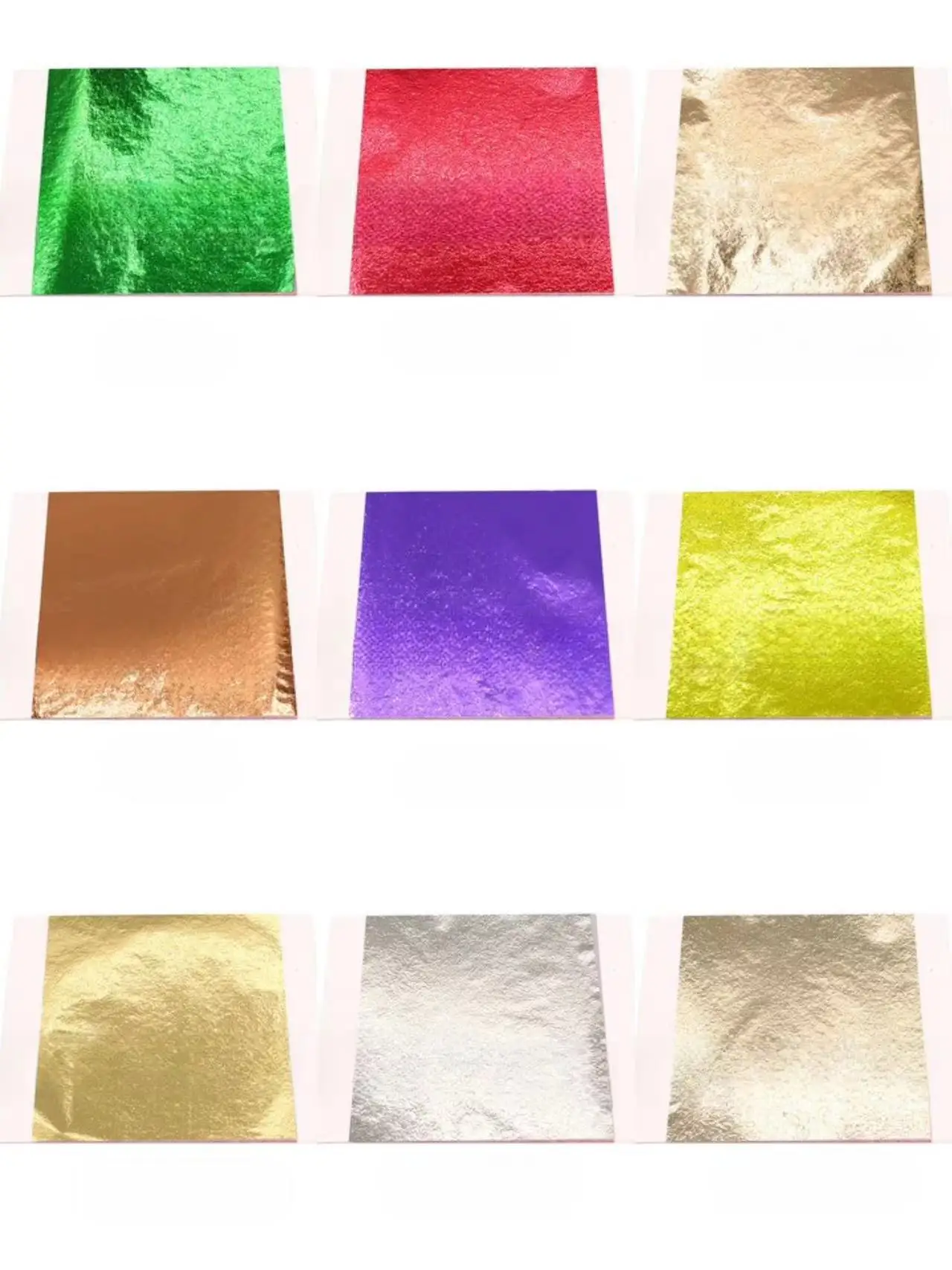 9*9cm Gold Foil Leaf Sheets For Glue Dropping Metal Crafts Decorative ...