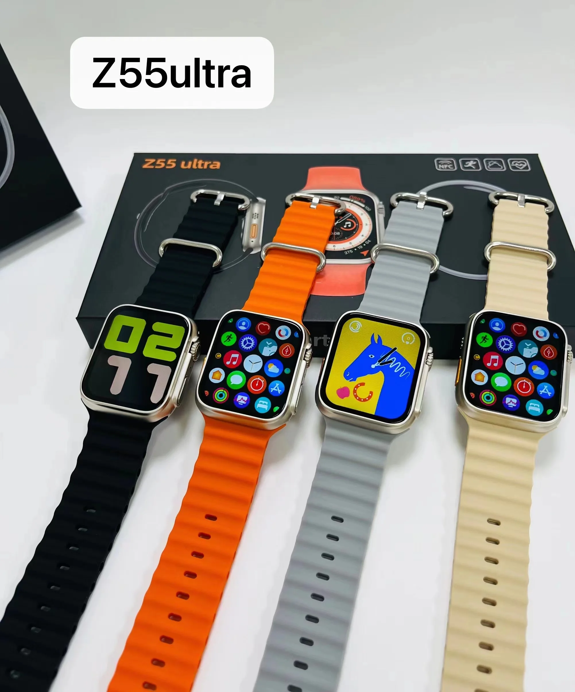 Relógio Inteligente Série 8 Ultra Z66 1,Smartwatch 8,Ultra Premium,À ...