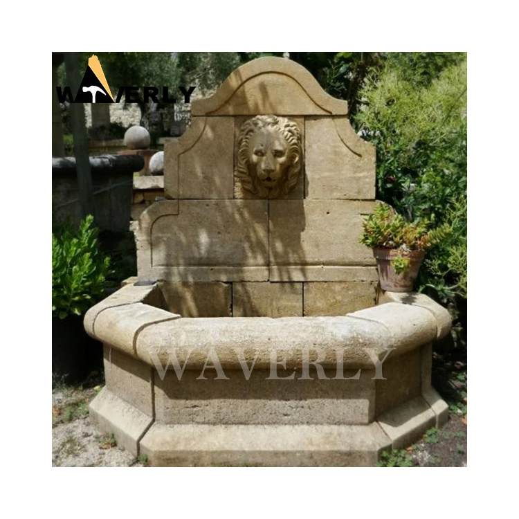 Decorative Granite Waterfall Status Wall Mounted Fountains With Fish ...