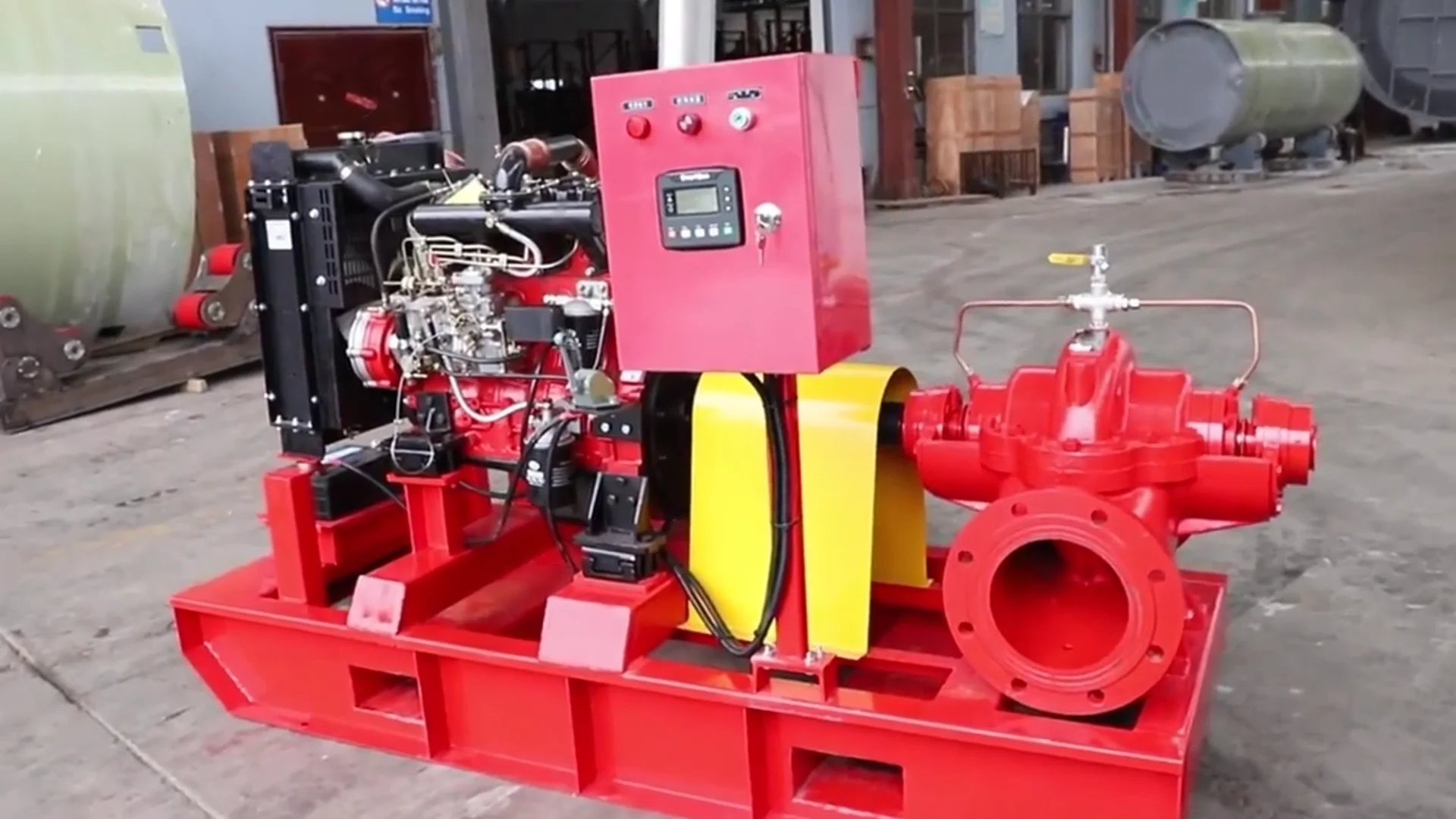 Water Automatic Centrifugal Horizontal Dewatering Diesel Engine Double ...