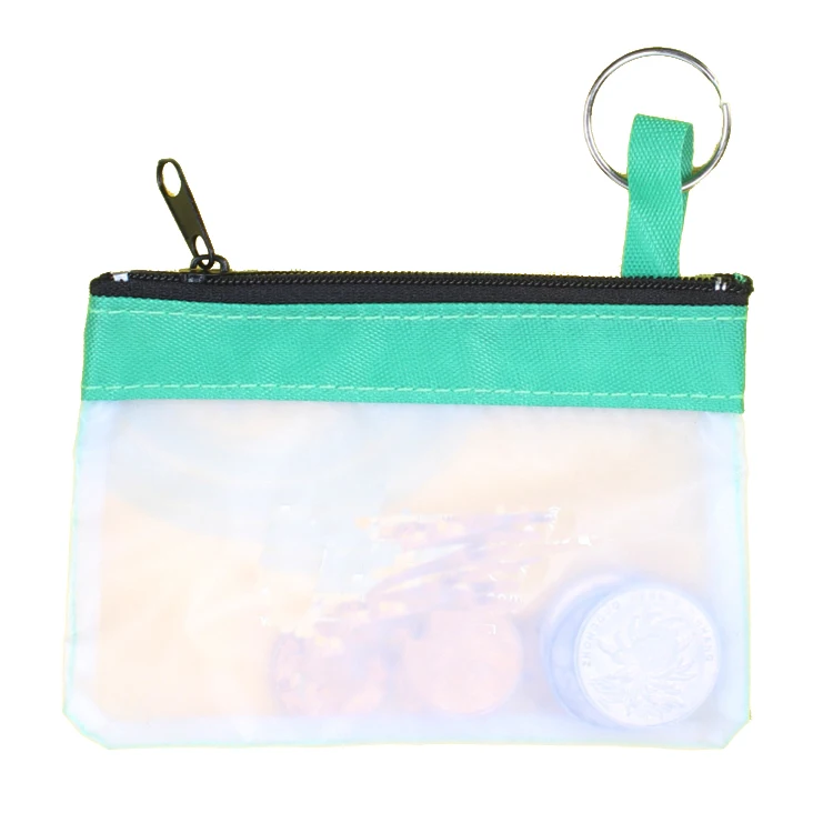 Pvc Leather Change Purse With Zipper For Women Promotion Cash Coin ...