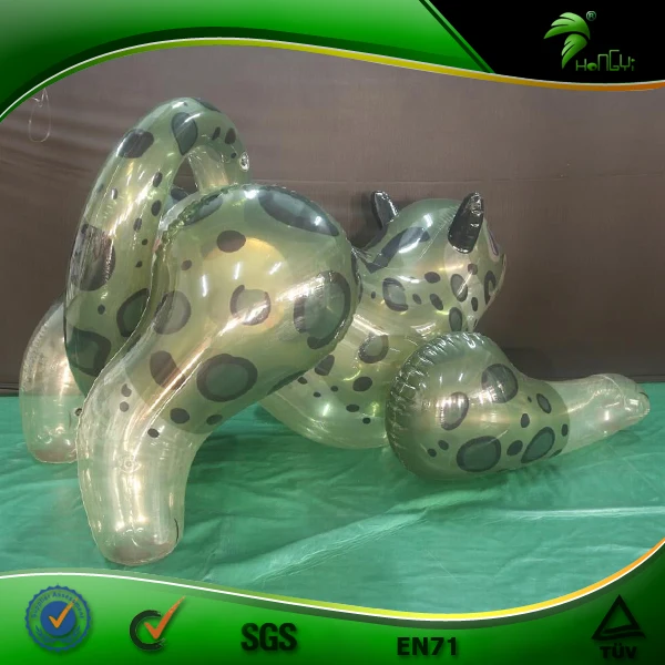 Hongyi Customized Cute Inflatable Fat Leopard - Durable Outdoor Toy