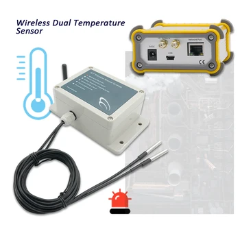 Data Logger Temperature Iot Analog Sensor Base Station 64 Channels Wireless Dual Temperature ...