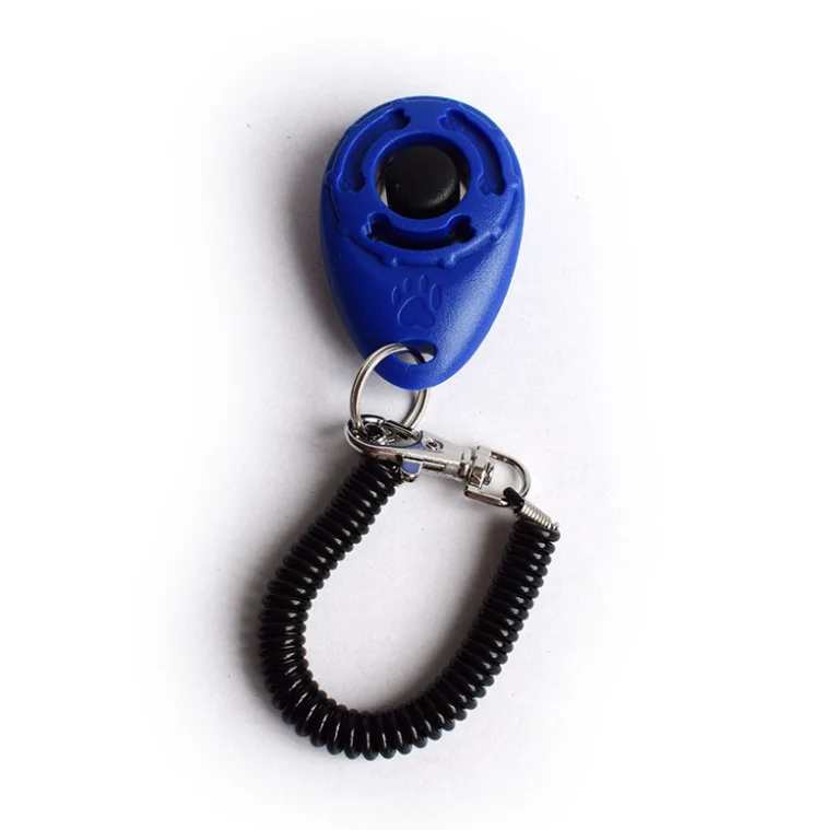Customized Logo Pet Training Dog Trainer Clicker Manual Wrist Strap ...