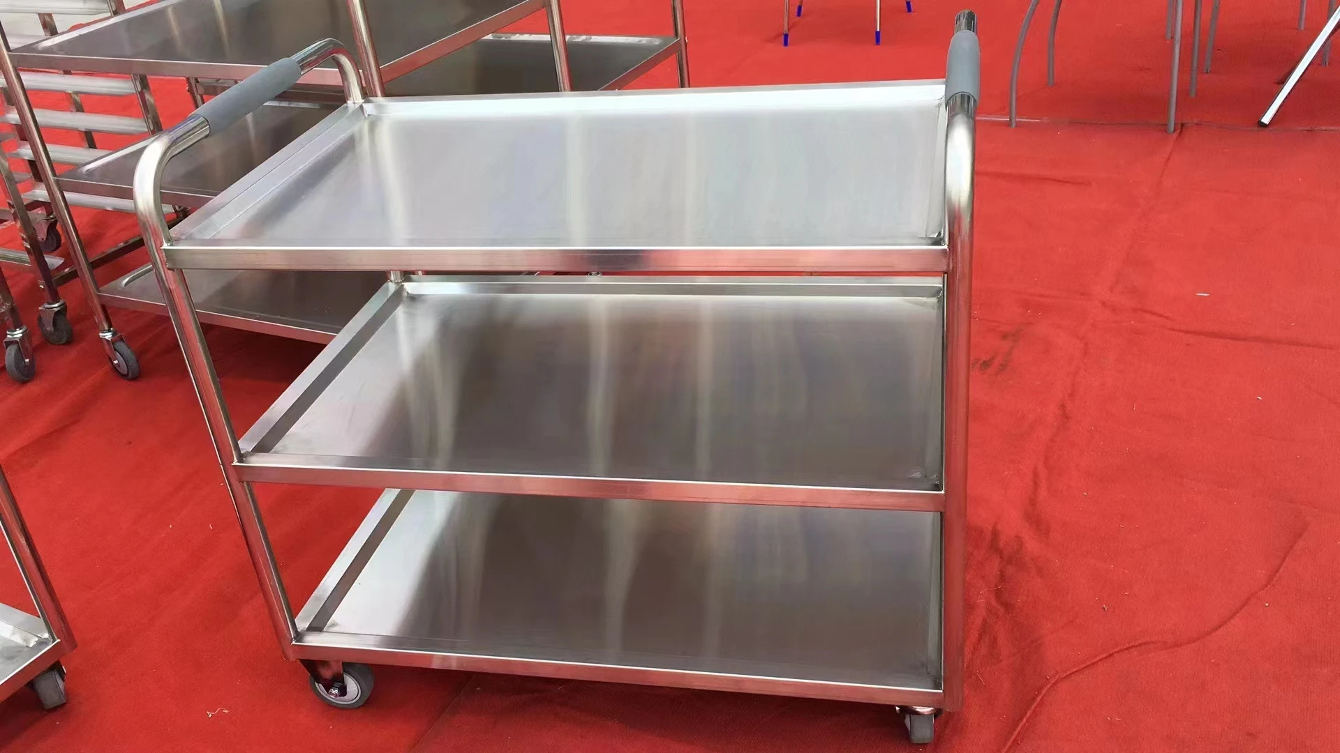 Commercial Stainless Steel Dining Car Hotel Restaurant Mobile Dining ...