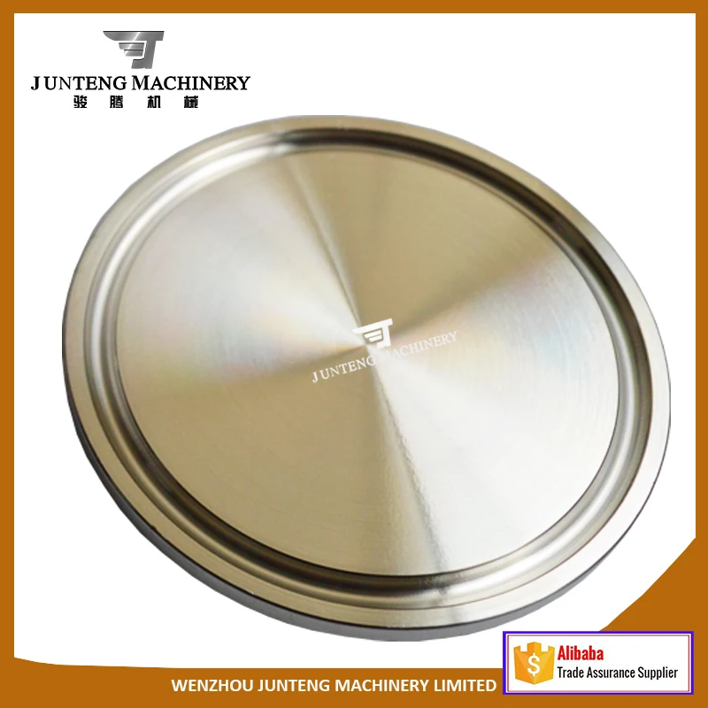 Ss304/ss316 Sanitary Stainless Steel End Cap 1.5" To 12" Mirror Polish ...