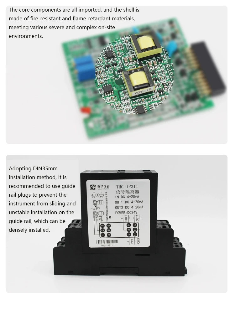 0-10V 4-20ma Analog Input Transmitter - Active Signal Converter