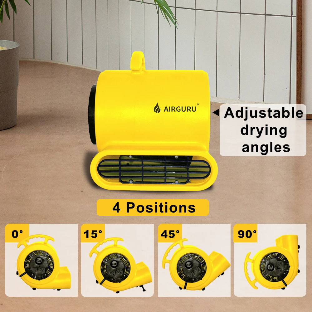 Airguru AR110003 - Efficient Carpet Dryer Fan for Restoration