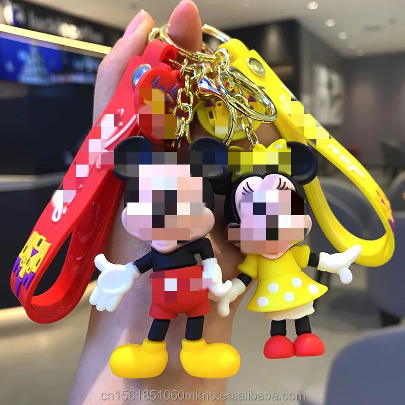 New Arrival 3D PVC Creative Anime Keychains Students' Bag Pendant Cute ...