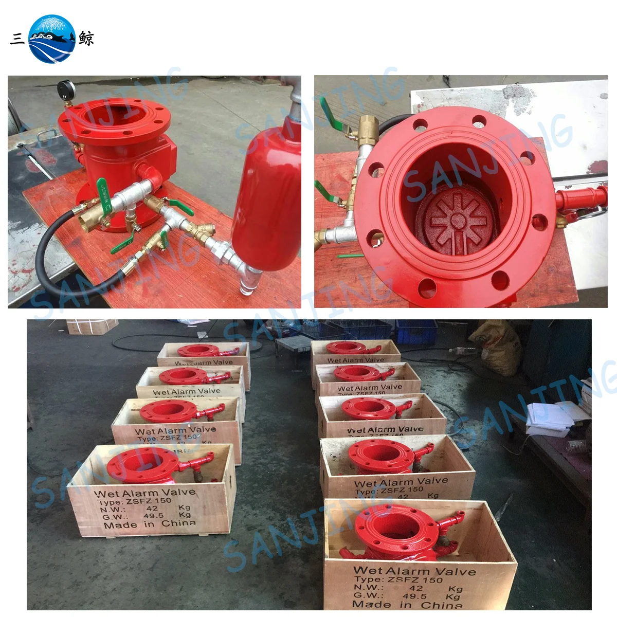 SANJING Alarm Check Valve Assembly - Fire Fighting Protection