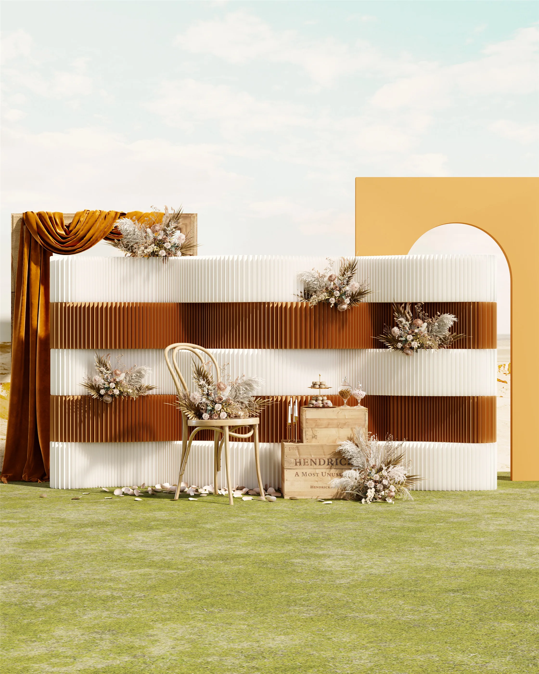 Ihpaper Partition Wall - Lightweight Stacking Room Dividers