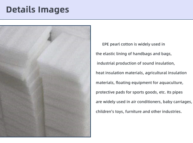 Customized Pearl Cotton Inner Lining Packaging Epe Foam Anti-collision ...