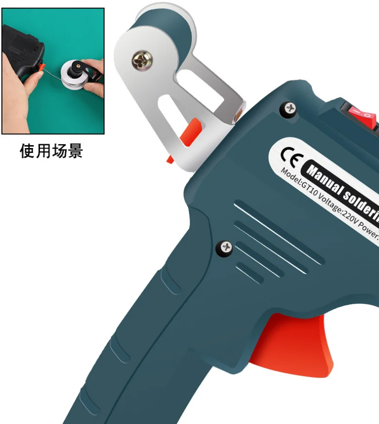 Electric Soldering Iron Automatic Soldering Gun Manual Solder Gun Hot ...