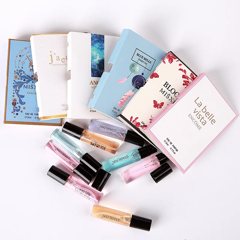 Perfume Cosmetics Sample Packaging - Customized Folding Cards