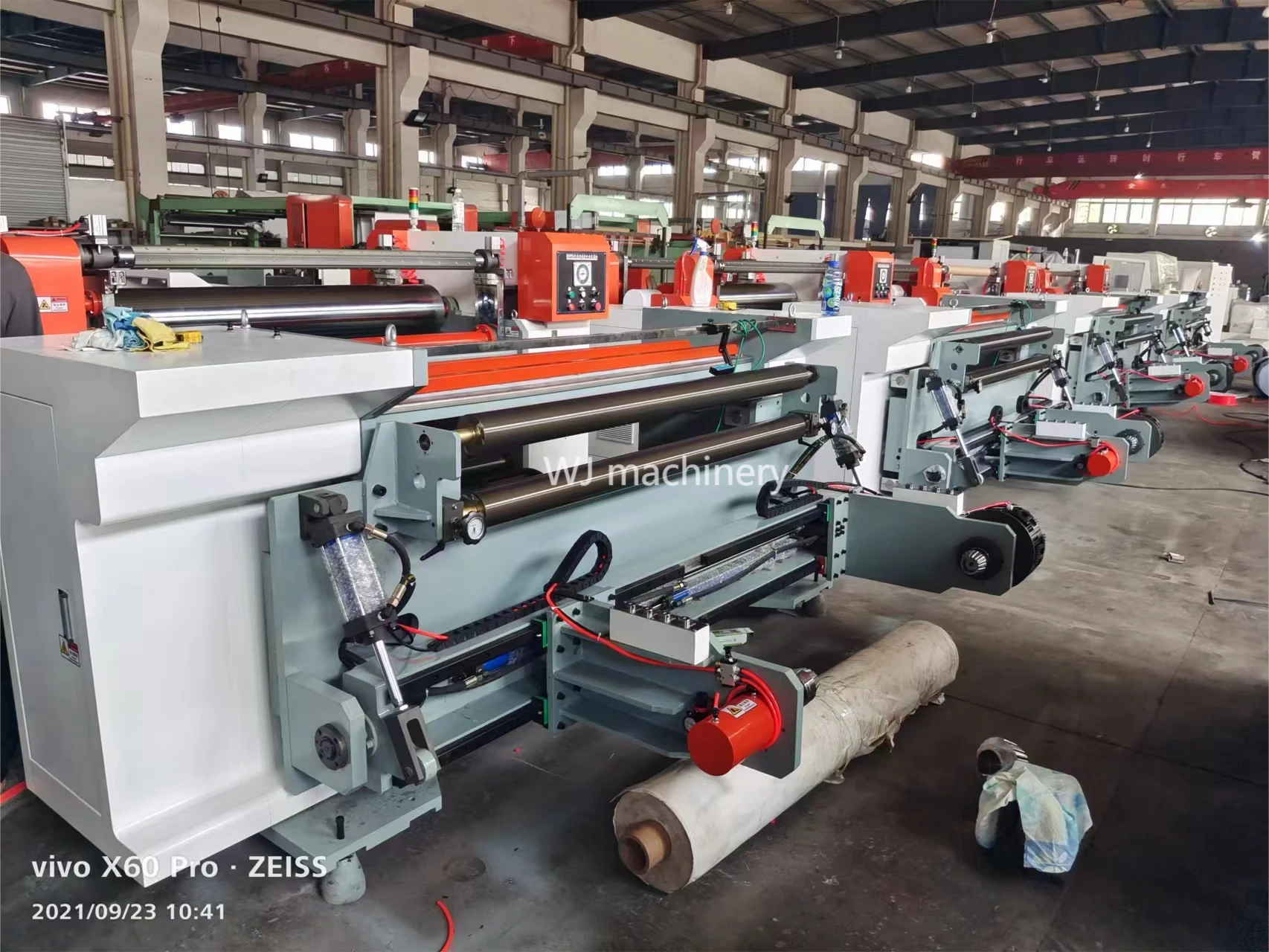 Wj Waterproof Transparent Clear Plastic Pvc Film Roll Slitter Rewinder ...