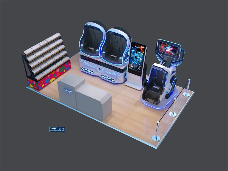 VR Virtual Simul 9D Gaming Equipment - Roller Coaster Fun