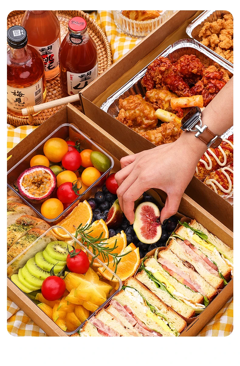 Customized Disposable Food Boxes - Kraft Catering Solutions