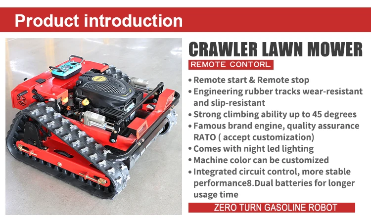 Hot Wireless Automatic Grass Cutter - Remote Control Lawn Mower