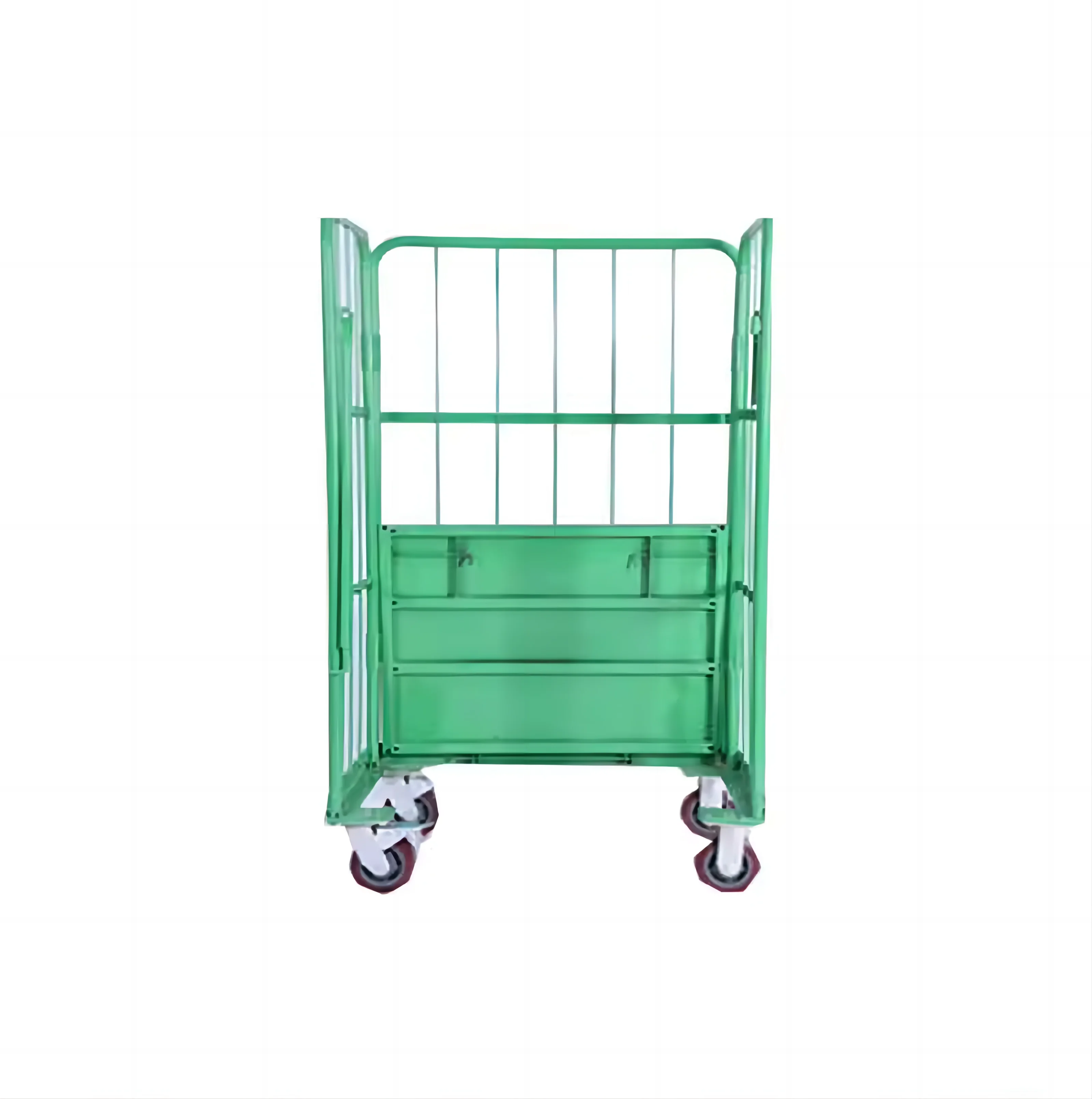 Manufacturing Plant Construction Works Roll Cage Bungs Trolley for ...