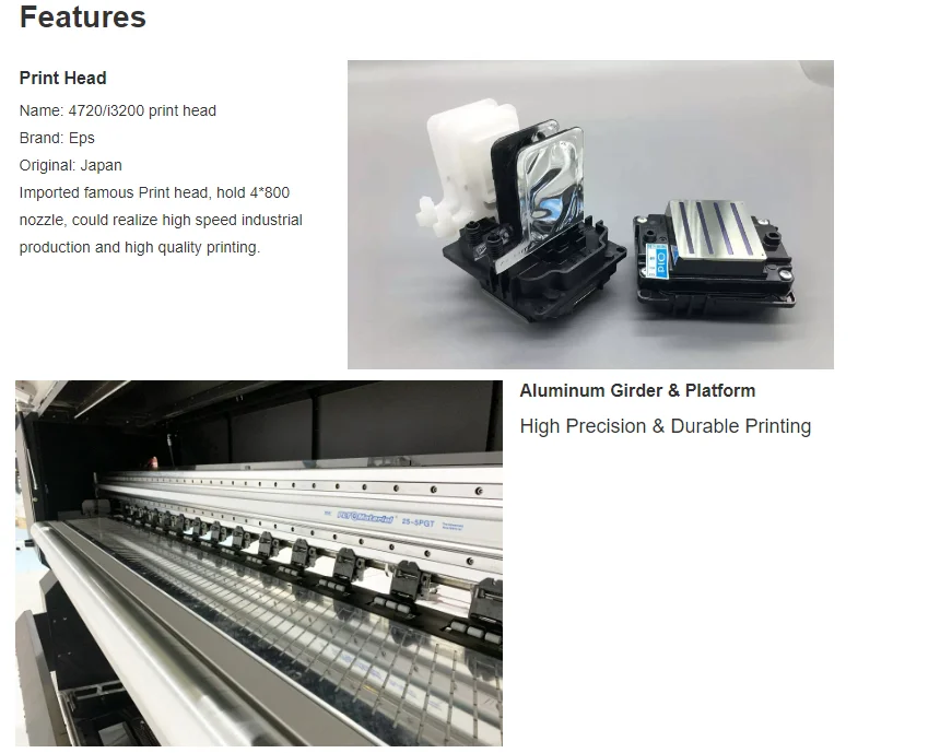 2024 New I3200 Head Sublimation Paper Printer Machine 8 Heads Fabric ...
