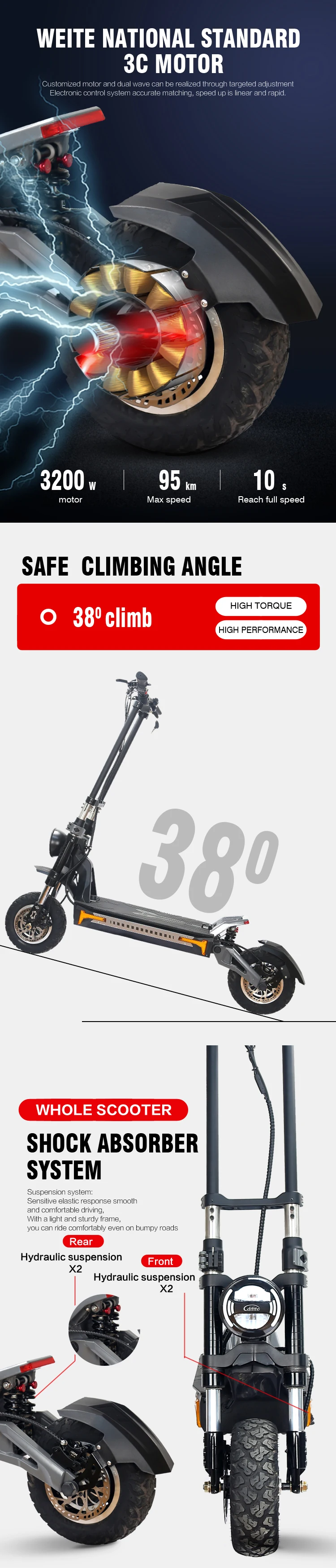 Unicool G4 Max Electric Scooter - 100km/h Waterproof Ride