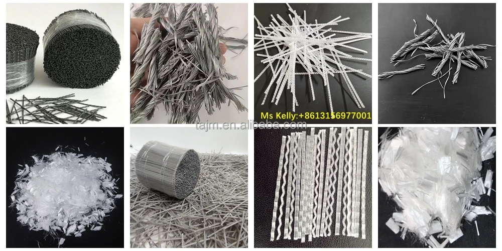 Embossing Twisting pp Macro Fiber Extruder Concrete Monofilament ...