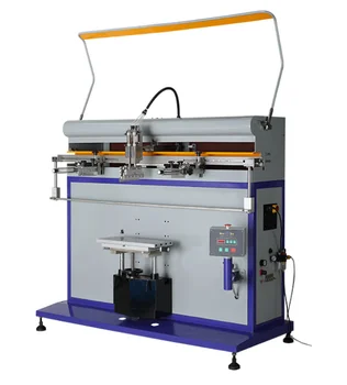 Plastic Conical Jar Screen Printing Machine Manual Automatic Print ...