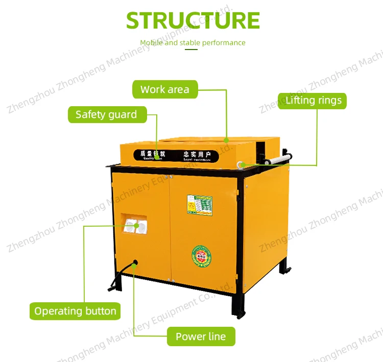 380v Rebar Angle Iron Descaling Polishing Machine 4-roller Rust Removal ...