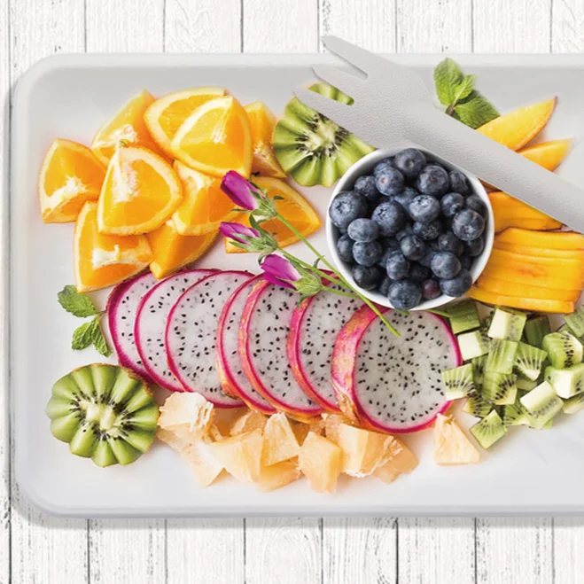 Wholesale Sugarcane Bagasse Compost Disposable Compostable Pla Takeaway ...