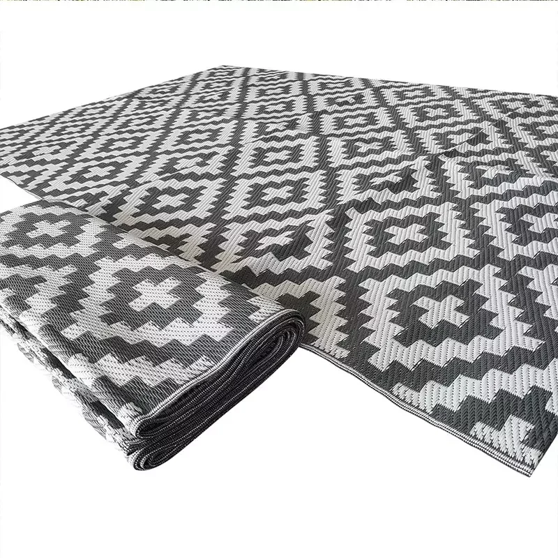 Woven Polypropylene Recycled Plastic Beach Mat Outdoor Plastic Picnic ...