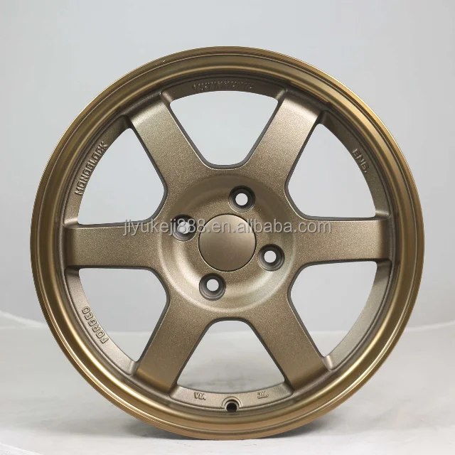 Jy Rays Te37 Flow Formed Aluminum Alloy Wheels 15x7 Inch Rims Modified ...