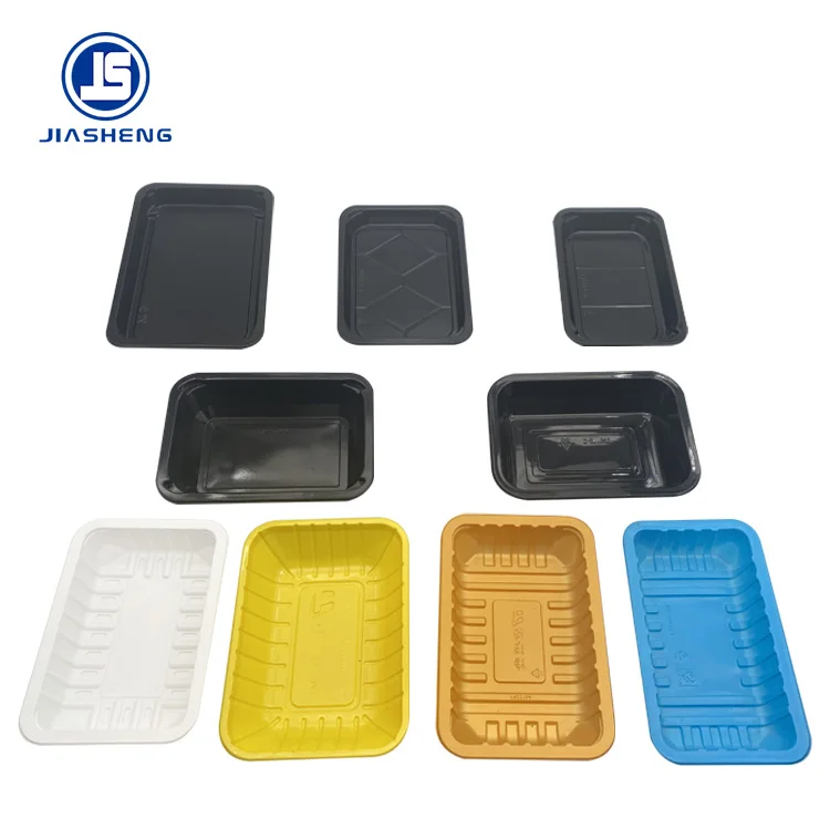 Eco-friendly Disposable PP Plastic Trays for Food Packaging