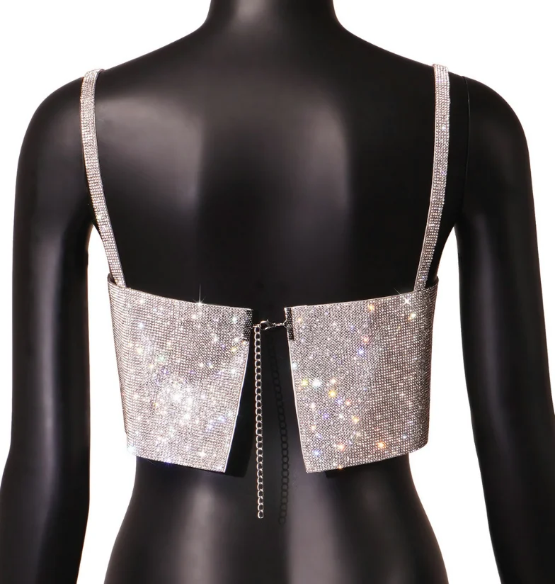 Fashion High Quality Sexy Rhinestone Dress Glitter Diamond Women ...