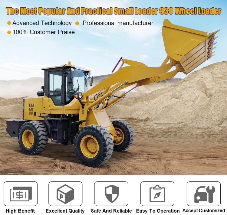 EPA/CE/EURO5 Electric Mini Wheel Loader 3 Ton Loaders