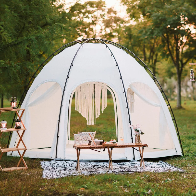 Round Dome Shaped Octagon Four Seasons Thickened Outdoor Beach Camping ...