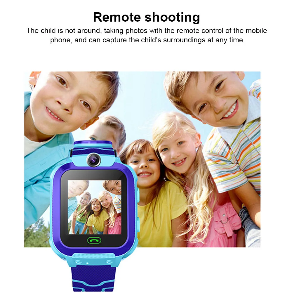 Q19 Kids Smart Watch Square Design SIM Card 2G LBS Calling Support ...